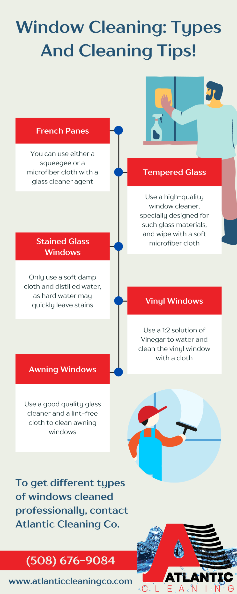 Window Cleaning: Types And Cleaning Tips!